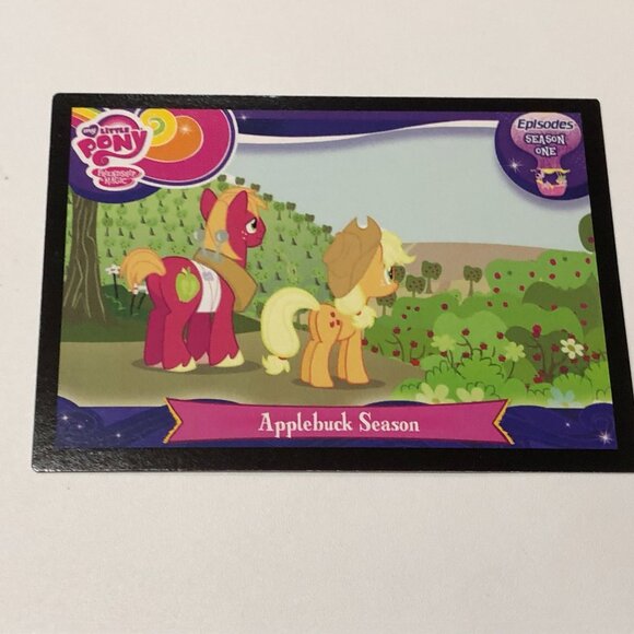 Toys | My Little Pony Series 3 Trading Card E4 Applebuck Season | Poshmark
